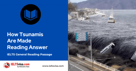 How Tsunamis Are Made IELTS Reading Answers 2025