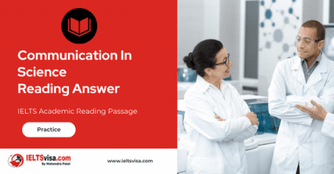 Communication in Science IELTS Reading Answer