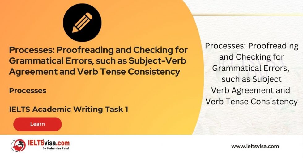 Processes - Proofreading and Checking for Grammatical Errors, such as Subject-Verb Agreement and ...