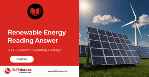 Renewable Energy IELTS Reading Answers [Questions + PDF]