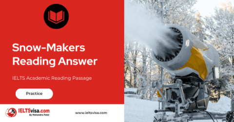 Snow-Makers IELTS Reading Answers with Explanation