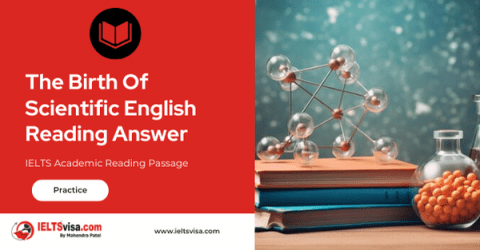 The Birth of Scientific English – IELTS Reading Answers