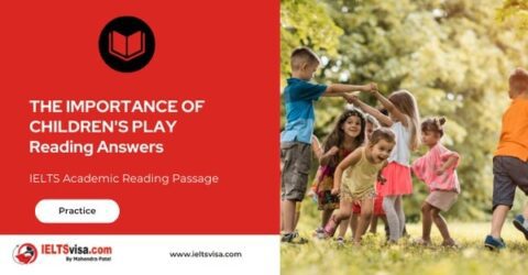 The Importance of Children’s Play Reading Answers [IELTS]